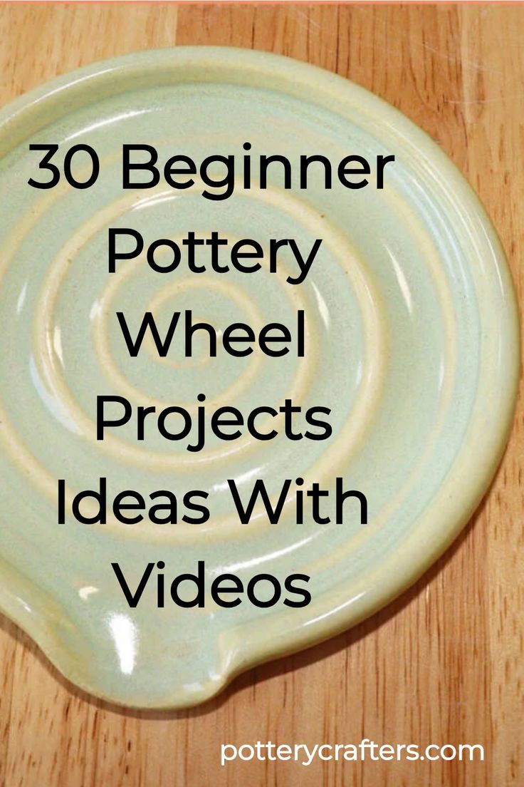 30 Beginner Pottery Wheel Projecten и Pottery Making Ideas with Videos ...